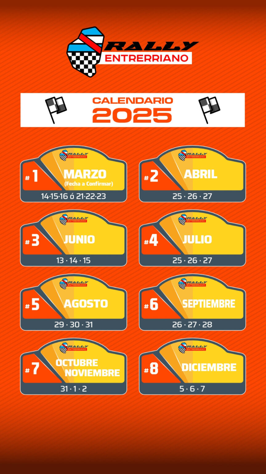 Calendario – RALLY ENTRERRIANO